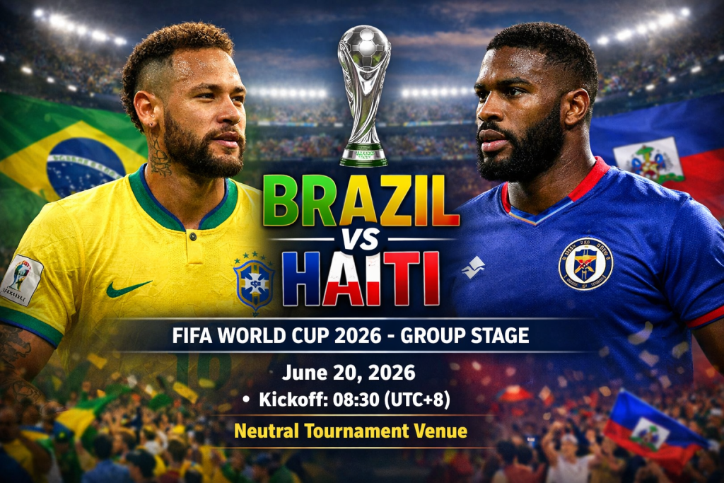 Brazil vs Haiti – June 20, 2026 clash. Full breakdown, betting angles ...